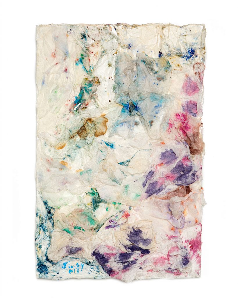 Paper Tissue Texture #1 - Judy Filipich Art
