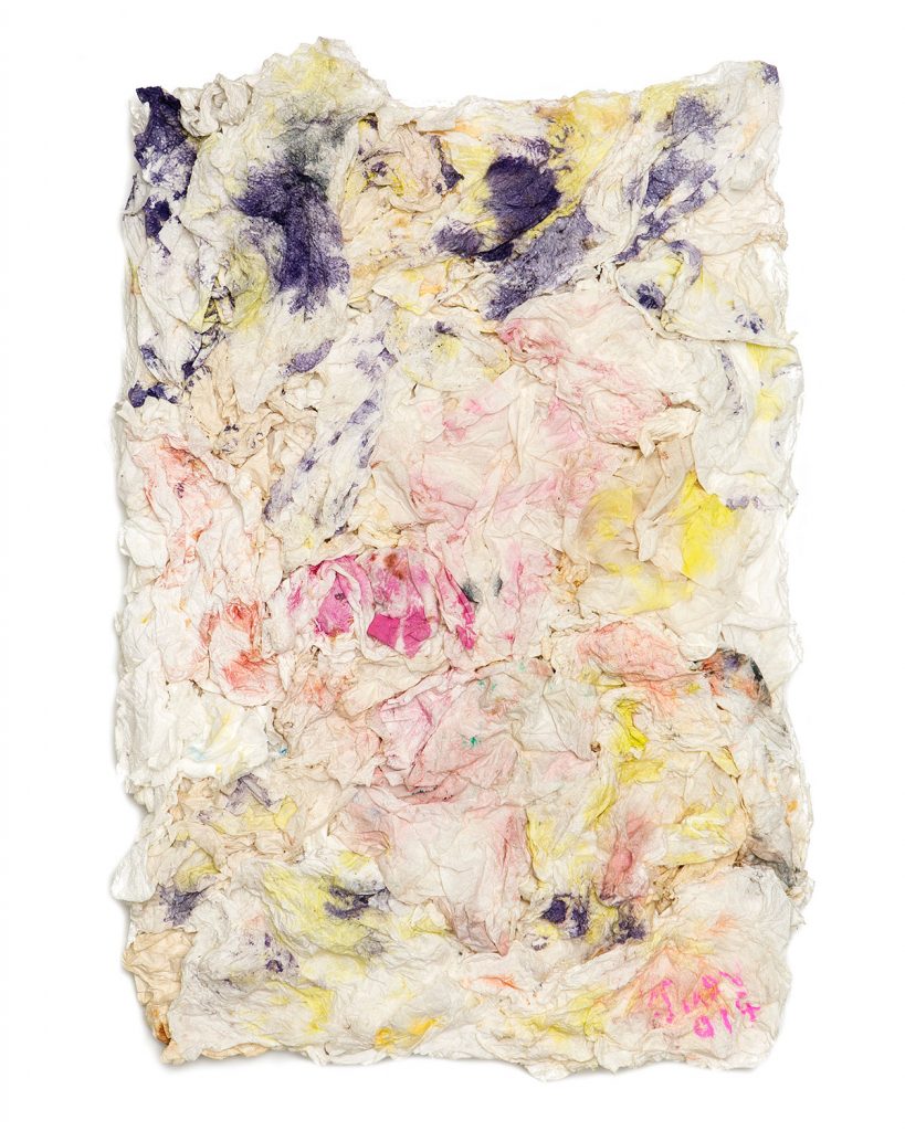 Paper Tissue Texture #2 - Judy Filipich Art